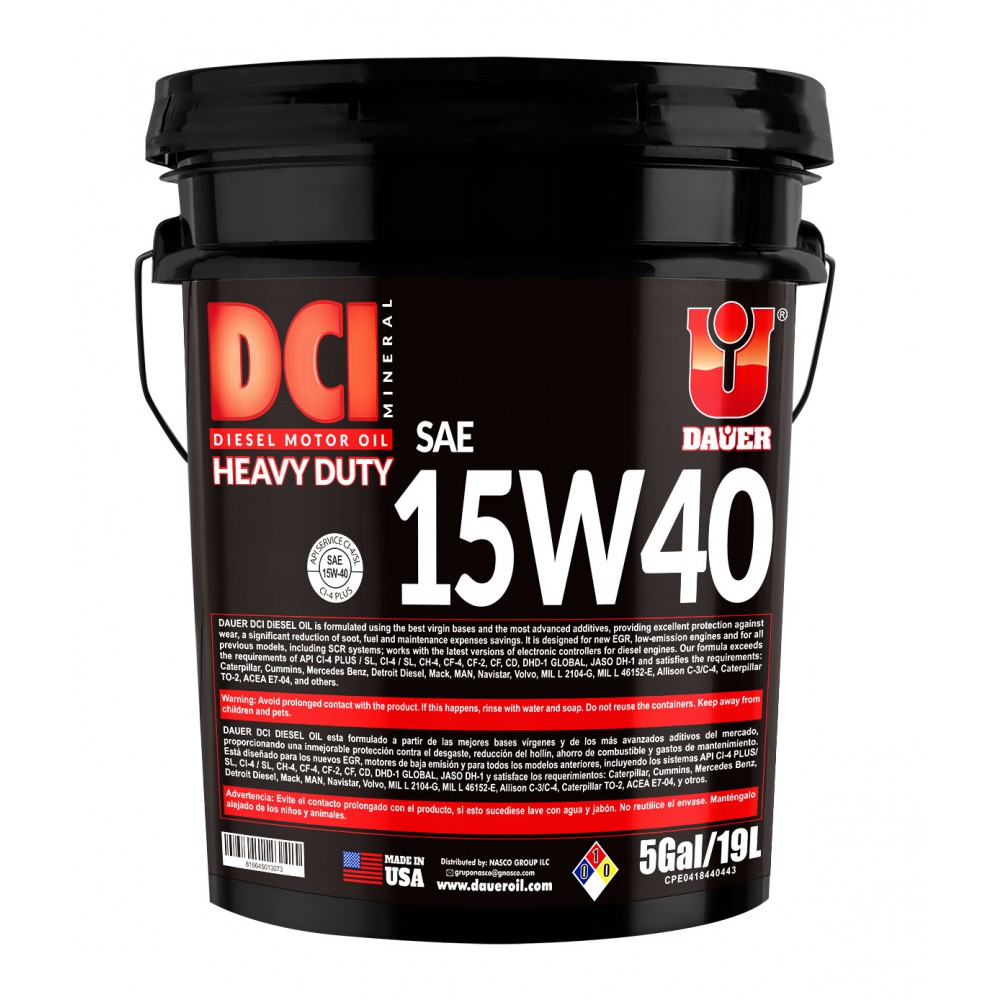 DCI 15W40 | Diesel Conventional | Motor - Dauer Lubricants