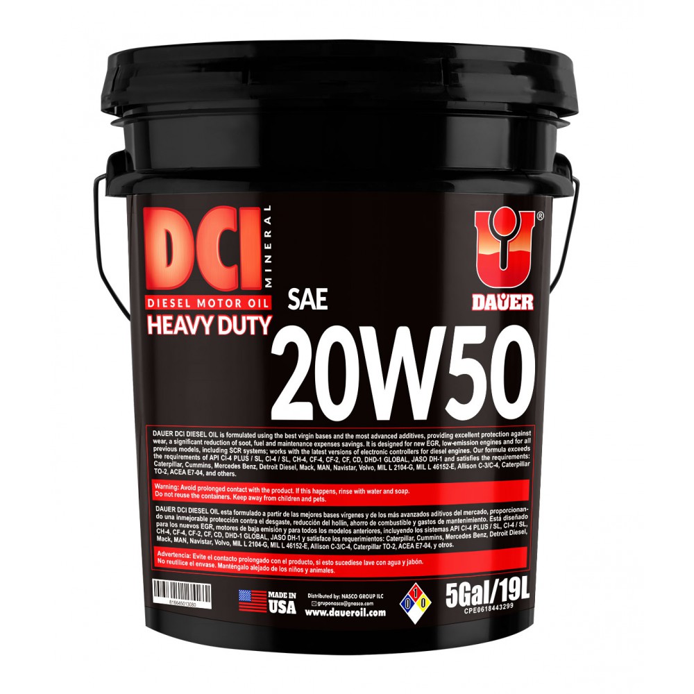DCI 20W50 | Diesel Conventional | Motor - Dauer Lubricants