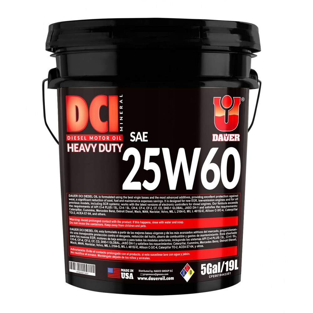 DCI 25W60 | Diesel Conventional | Motor - Dauer Lubricants