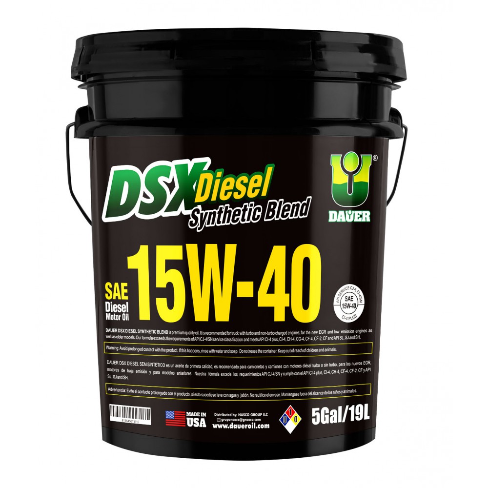 DSX 15W40 | Diesel Synthetic | Motor - Dauer Lubricants